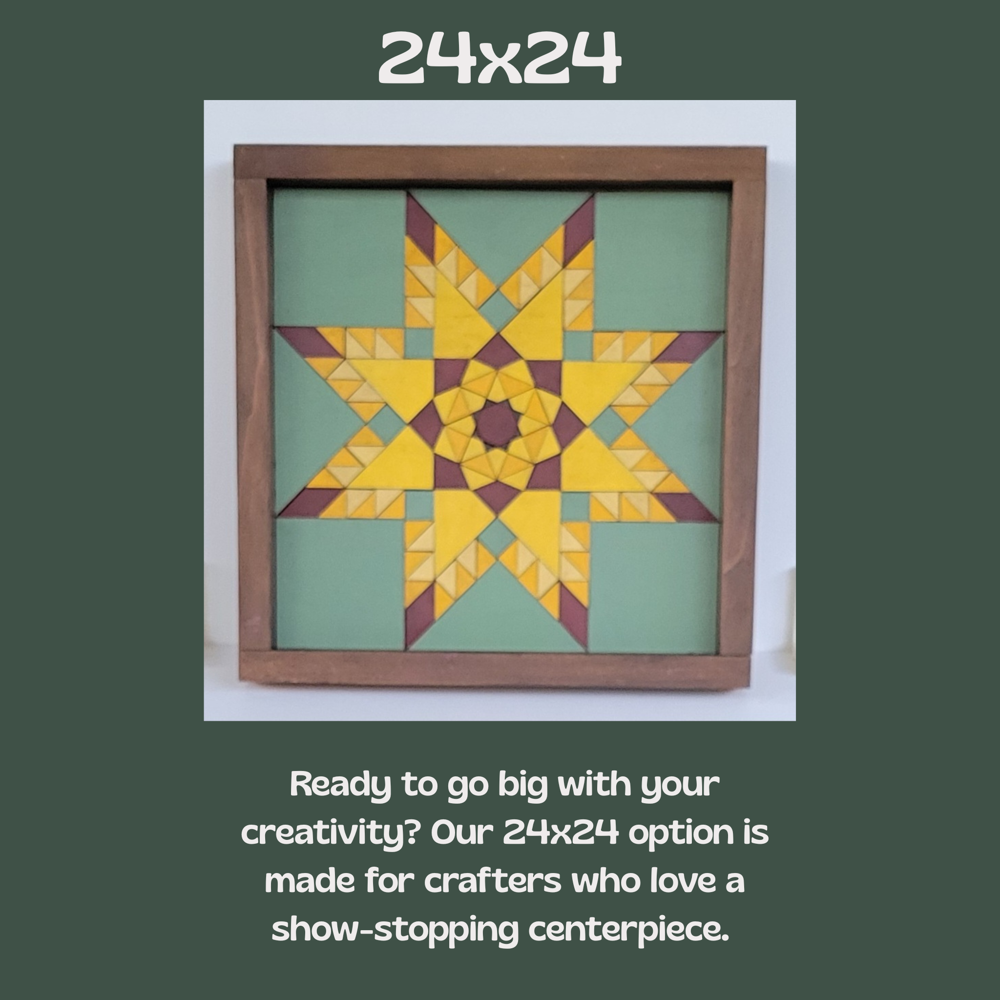 24x24 Barn Quilt Kits – Page 2 – Covert Creations Shop