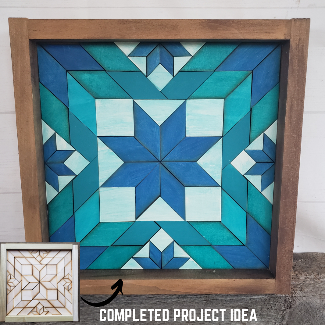 18X18 Barn Quilt Kits – Covert Creations Shop
